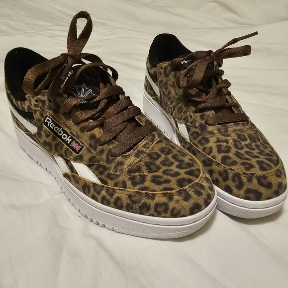 Reebok | Shoes | Cheeta Print Reebok Sneekers | Poshmark